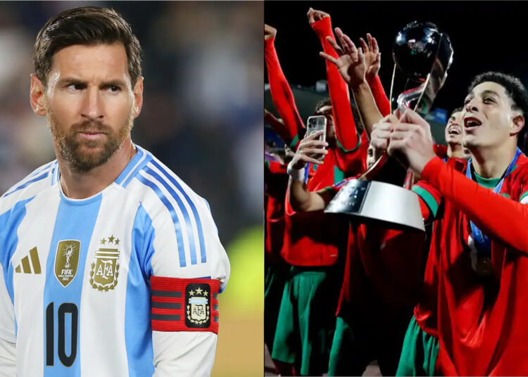 Lionel Messi Reacts to Morocco's Historic Win in U20 World cup