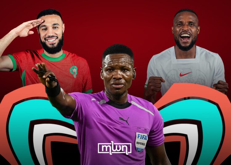 Ghana’s Daniel Nii Ayi Laryea to Officiate Morocco-Nigeria AFCON Semi-Final